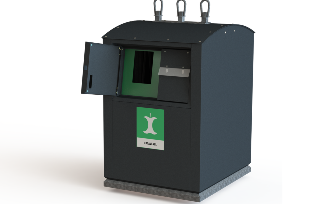 Full flex over bakken med flex container